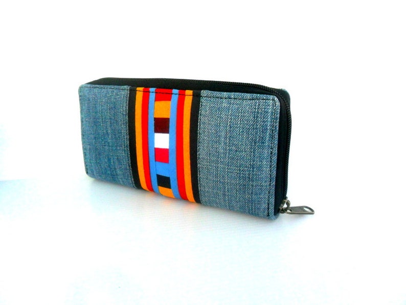Denim Wallet Jeans Wallet Bohemian Wallet Women Wallet - Etsy