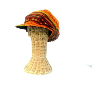 Rasta Cap Reggae Cap Army Cap Cadet Hat Reggae Cap Hippie - Etsy