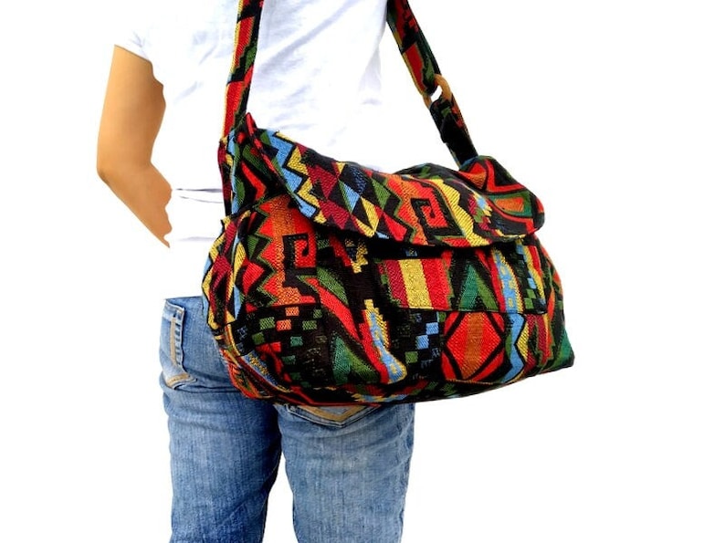 Rasta Crossbody Bag, Reggae Bag, Hippie Bag, Bohemian Bag, Jamaican Bag ...