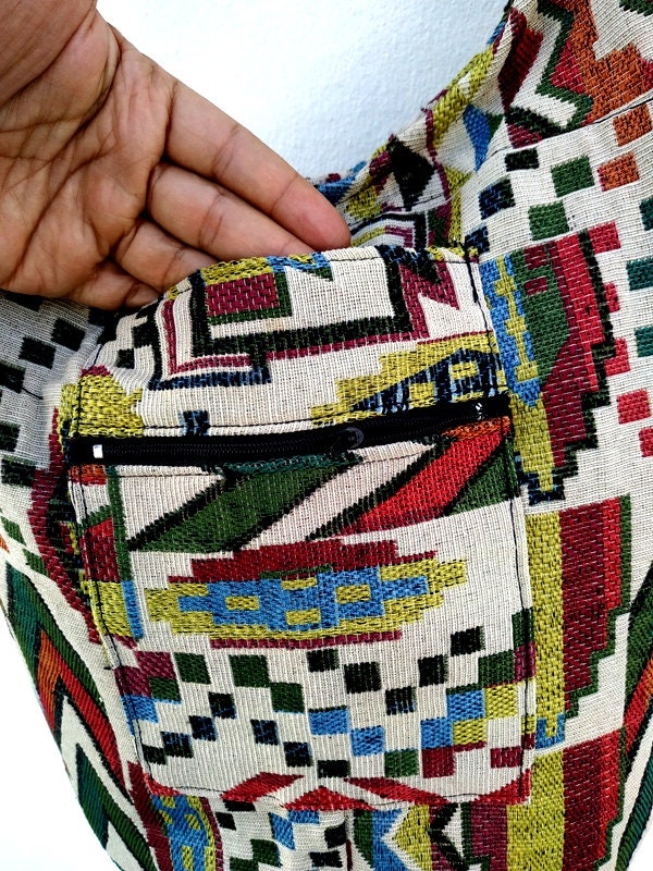 Aztec Bag, Sling Hobo Bag, Rasta Bag, Bag, Ethnic Bag, Hippie Bag ...