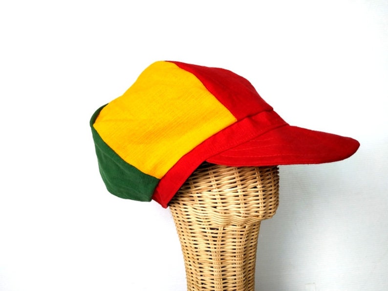 Rasta Cap Reggae Cap Jamaica Hat Army Cap Rasta Dreadlocks - Etsy