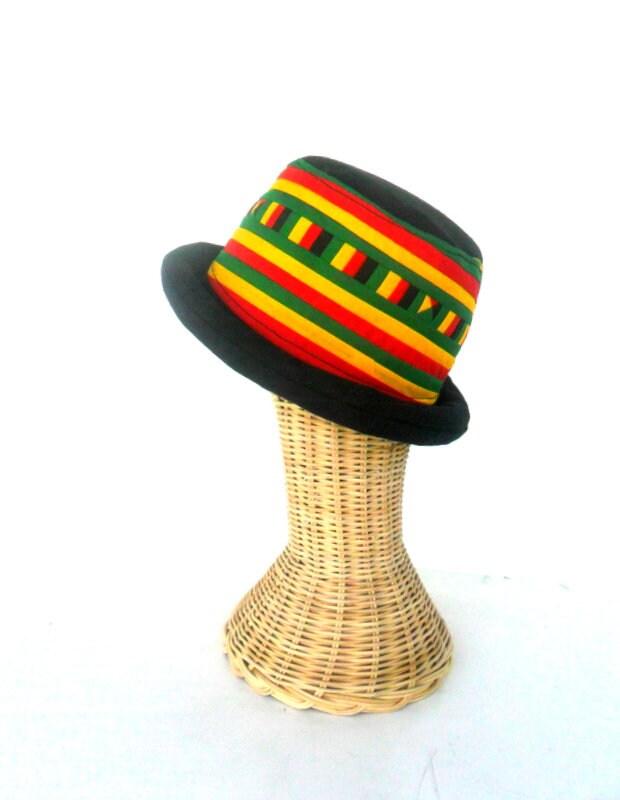 Bucket Hat Boho Rasta Hat Hemp Hat Hippie Reggae Bucket Hat - Etsy