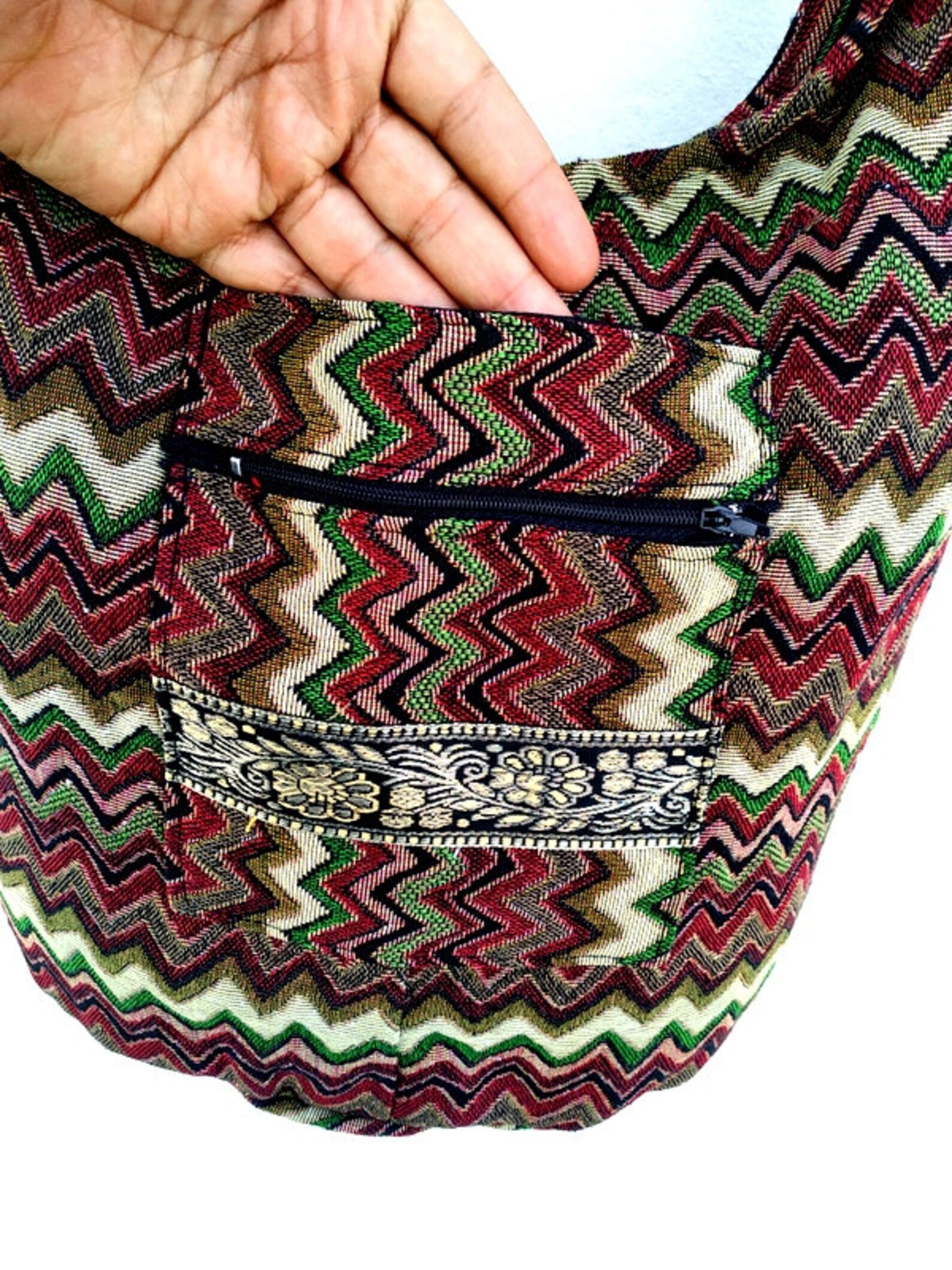 Rasta Bag Ethnic Bag Hobo Sling Bag Hippie Bag Crossbody - Etsy