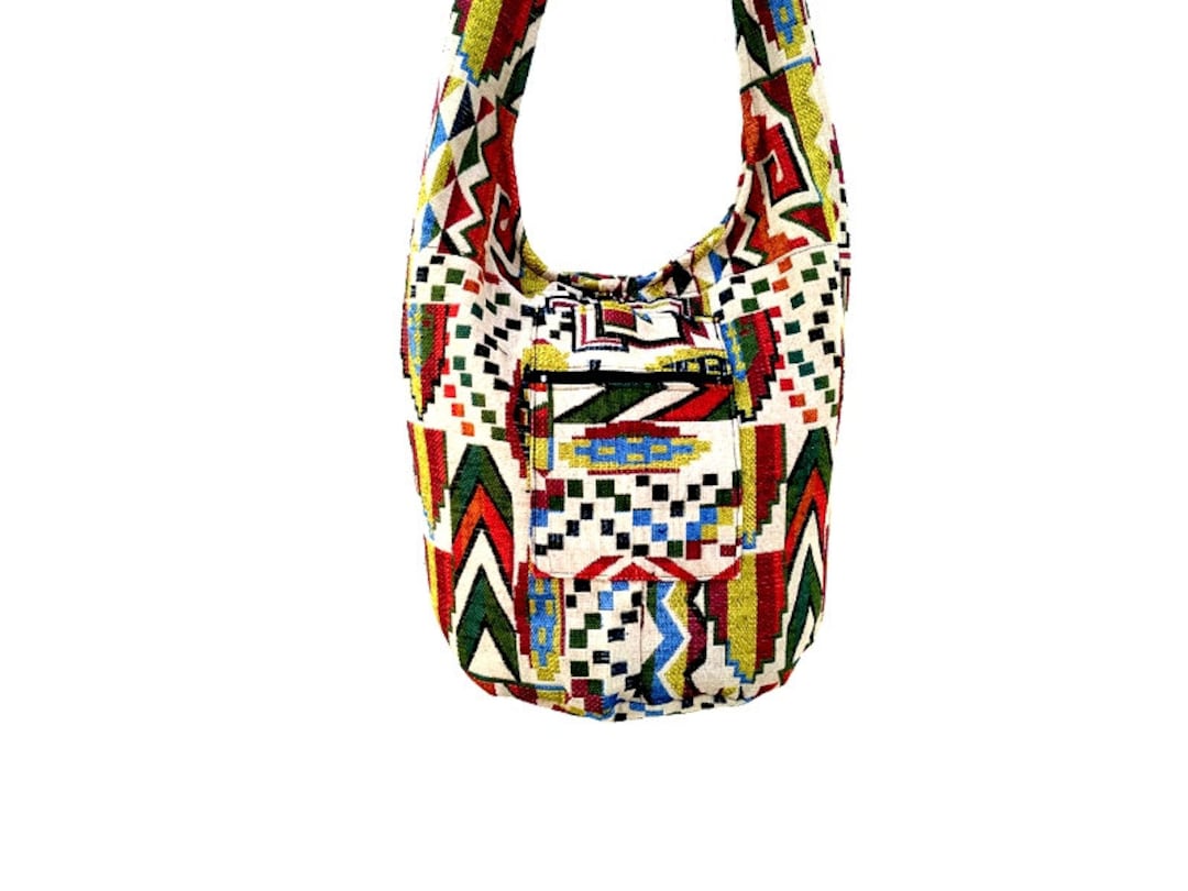 Aztec Bag, Sling Hobo Bag, Rasta Bag, Bag, Ethnic Bag, Hippie Bag ...