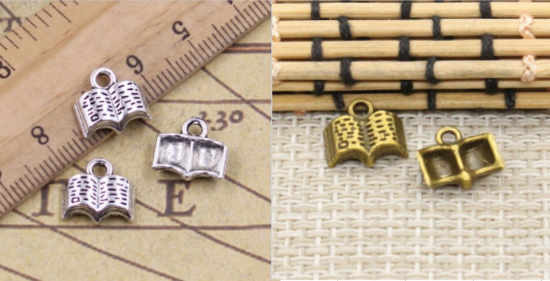 50PCS the Holy Bible Charms Pendant 11mm Antique Silver/antique Bronze ...