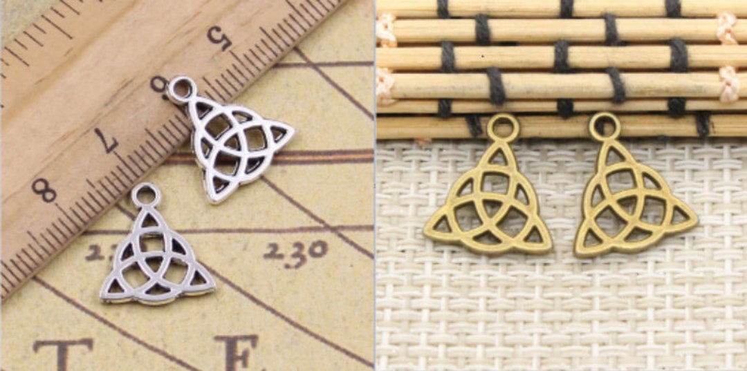 50pcs Amulet Charms Pendant 16x14mm Antique Silver/antique Bronze ...