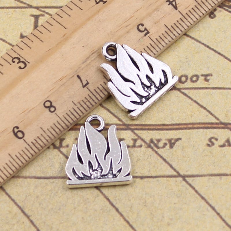 Flame Pendant - Etsy