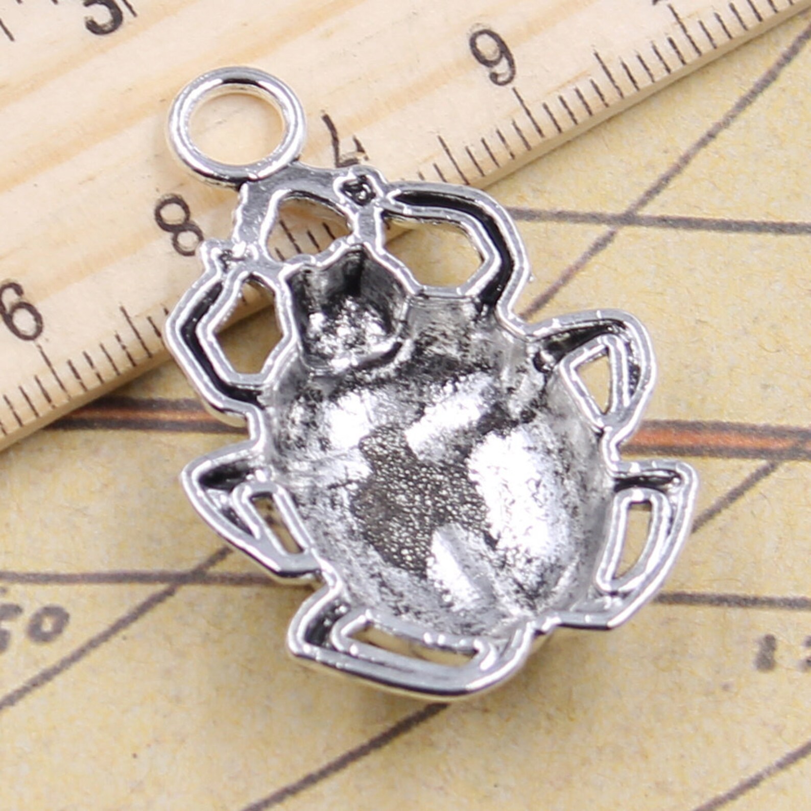 5pcs Dung Beetle Charms Pendant 40x27mm Antique Silver - Etsy