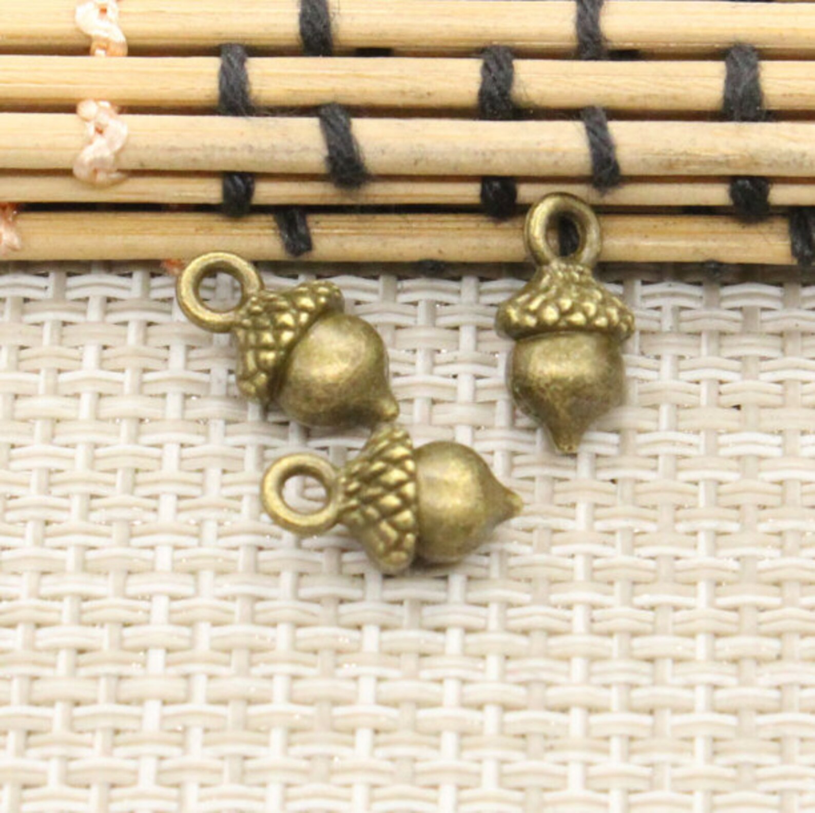 40pcs hazelnut pendant charms 137mm bronze jewelry making DIY | Etsy