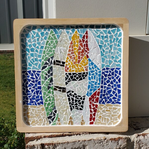 Mosaic Surfboard - Etsy