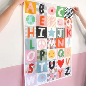 Patchwork Alphabet | Alphabet Wall Hanging | Kids Alphabet | Colorful ...