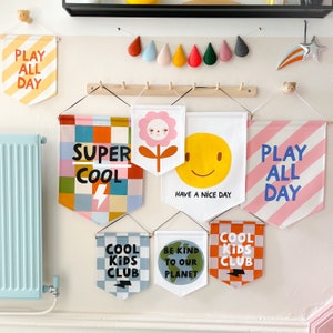 Super Cool Banner - (original Colours) |patchwork Kids Decor | Nursery ...