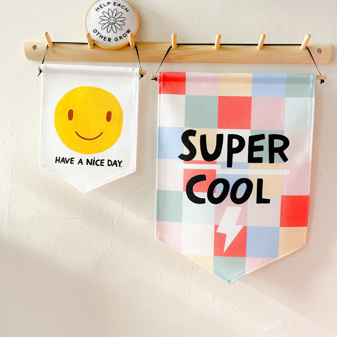 Super Cool Patchwork Banner - Spring Colours | Kids Wall Banner ...