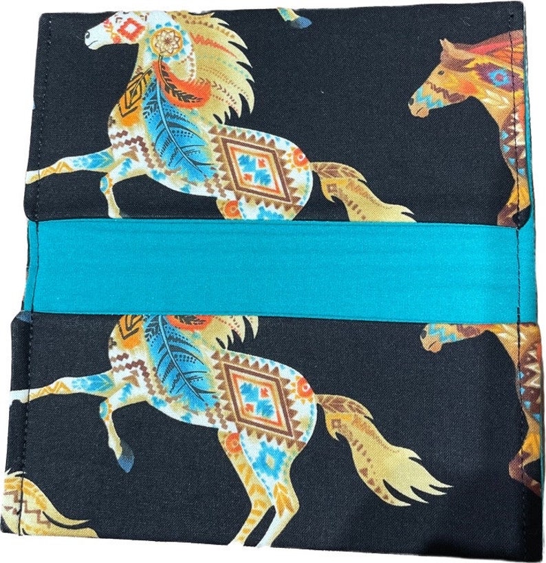 Check Book Cover Horses Cowboy Boots 3.5x7 Handmade - Etsy