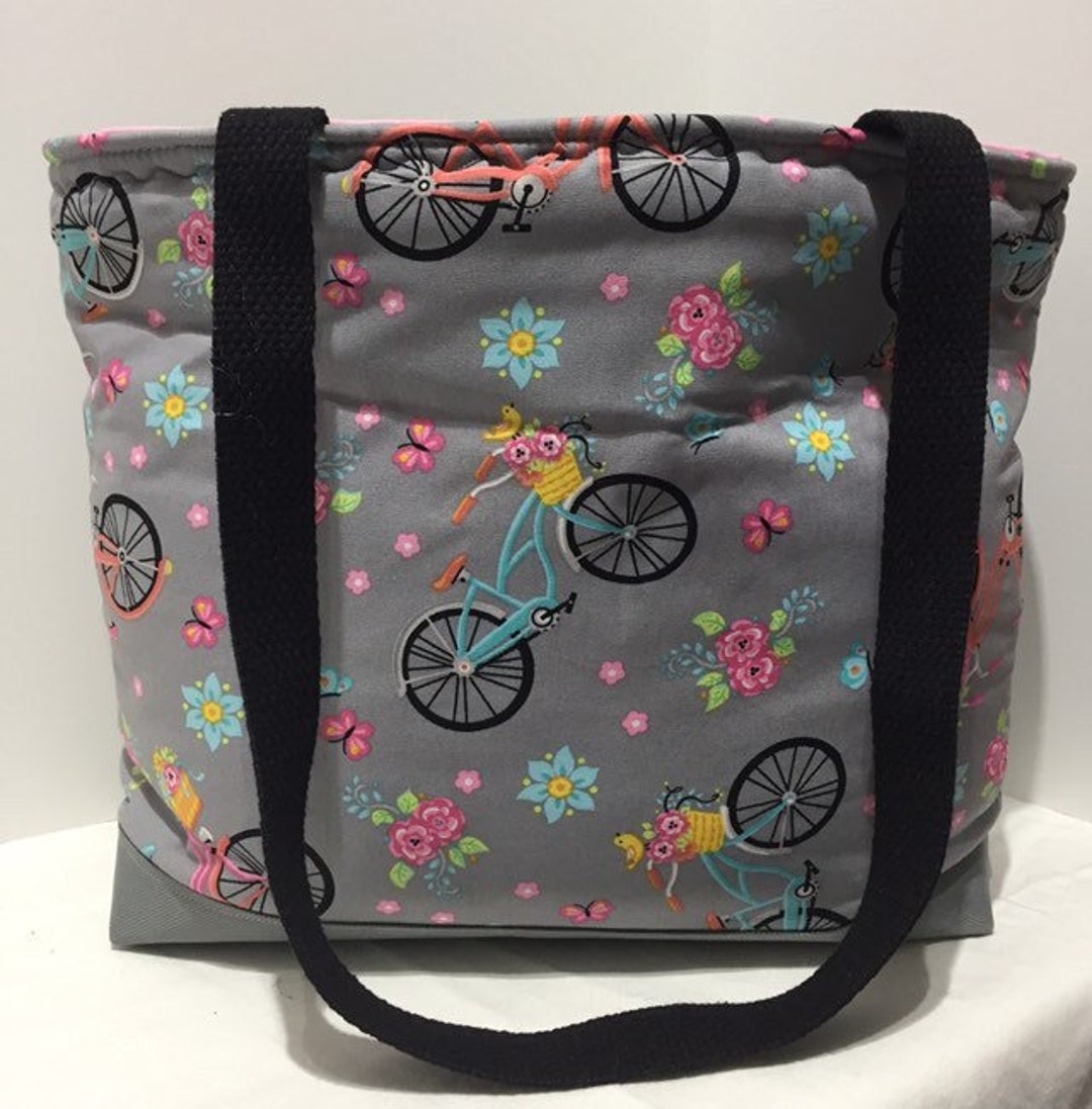 Bicycle Tote Bag Fashionable Bike Shopper Shoulder Bag Bike Purse ...