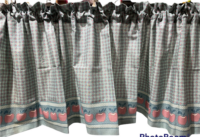 52x18 Farmhouse Style Home Apple Valance Window - Etsy