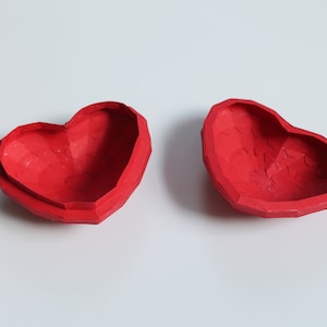 Papercraft Hands With Heart Box, Pdf Patterns Digital Files Pdo, Loving ...