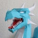 Water Dragon Papercraft - 3 Sizes - Sea Serpent Sculpture, Low Poly ...