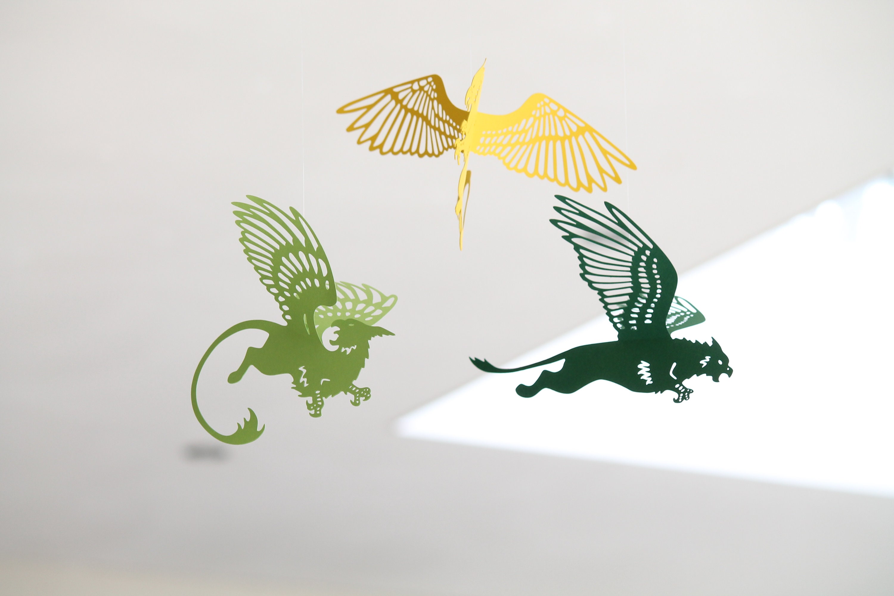 Hanging Griffin DIY Templates 3 Patterns Digital Files - Etsy