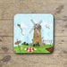 Cleadon Hills Windmill Print, Mug, Card, Coaster, Magnet, Mouse Mat by ...