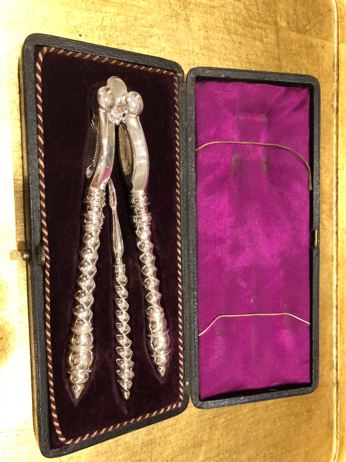 Antique Victorian-era, Fully-restored, Silver-plated Nutcracker and ...