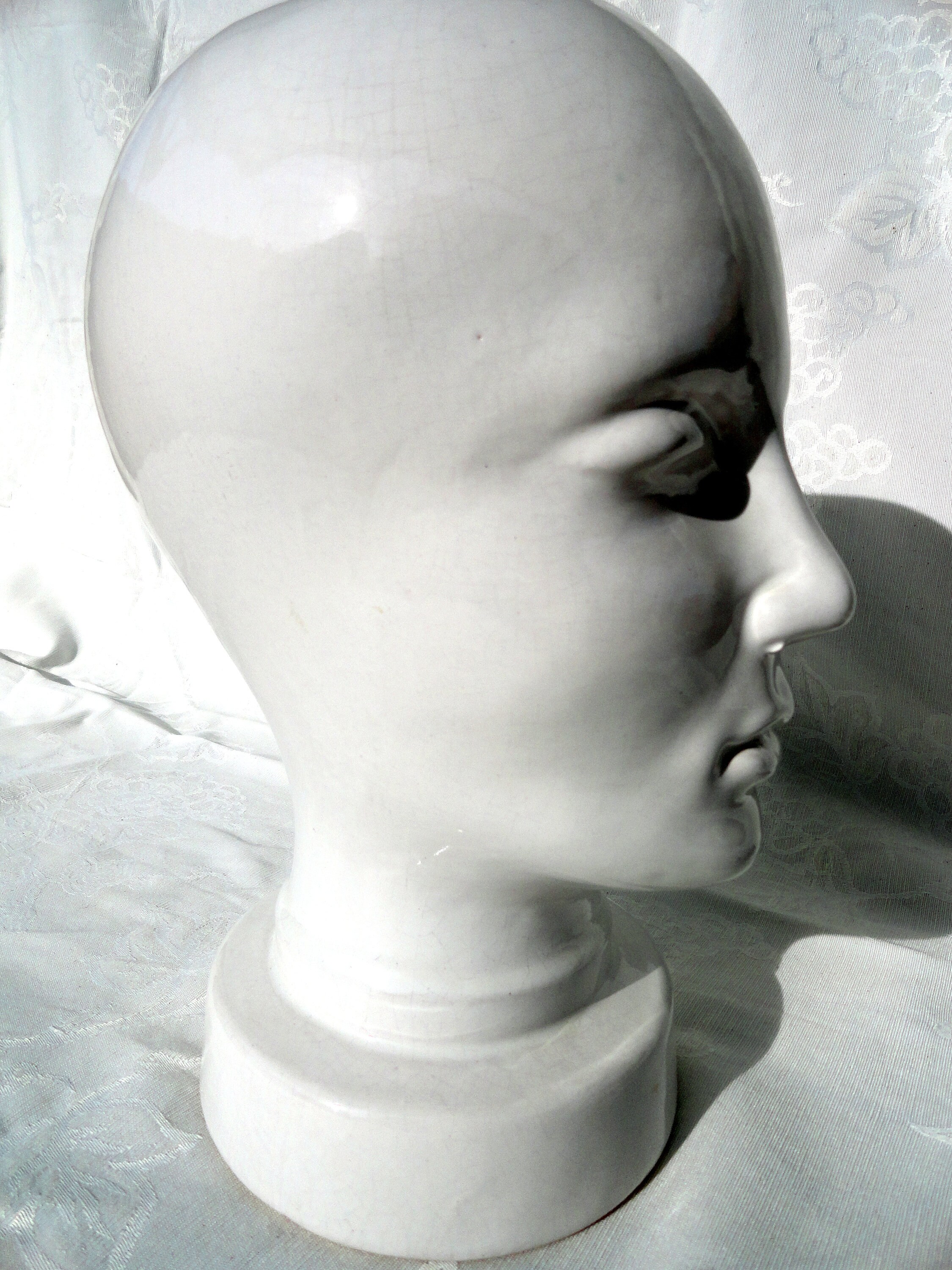 Large Ceramic White Head Headphones Standard Headphone - Etsy