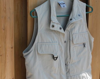 Western Cut Ladies Small Vest nocturnal Forest Leather Appliqué ...