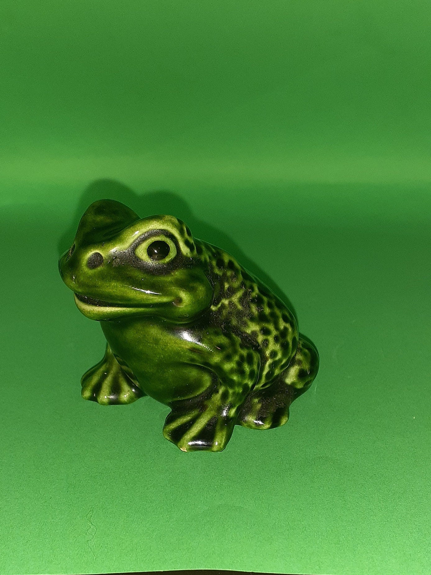 Green Ceramic Frog - Etsy