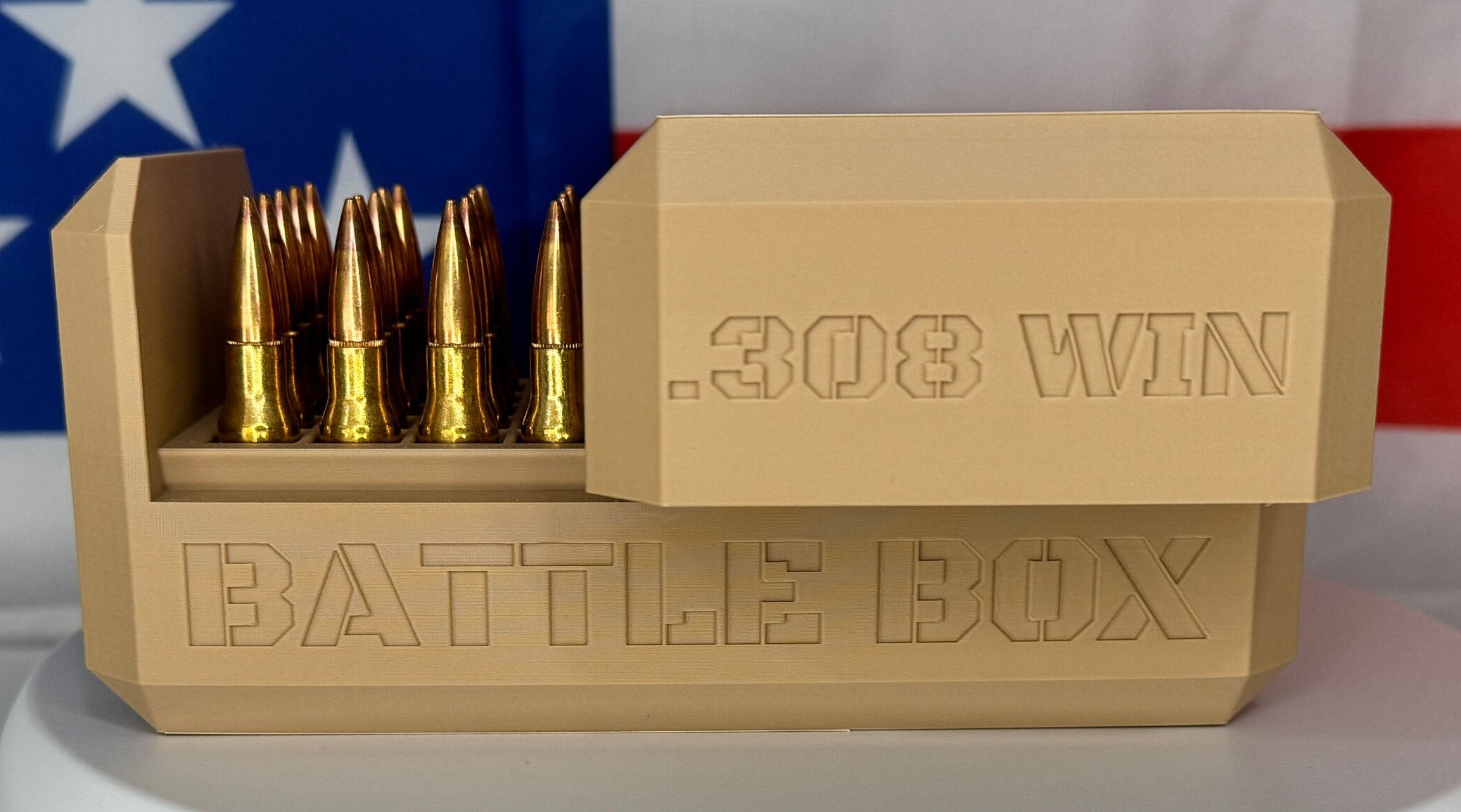308 WIN Personalized Ammo Box 50 Rounds per Box for Ammo Storage or ...