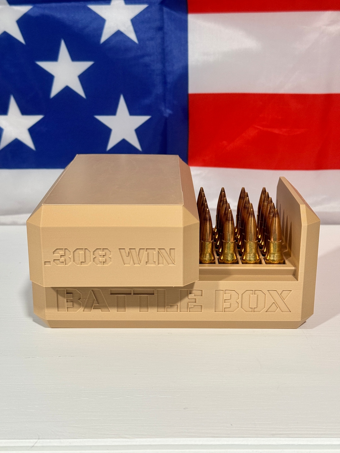 308 WIN Personalized Ammo Box - 50 Rounds per Box - for Ammo Storage or ...