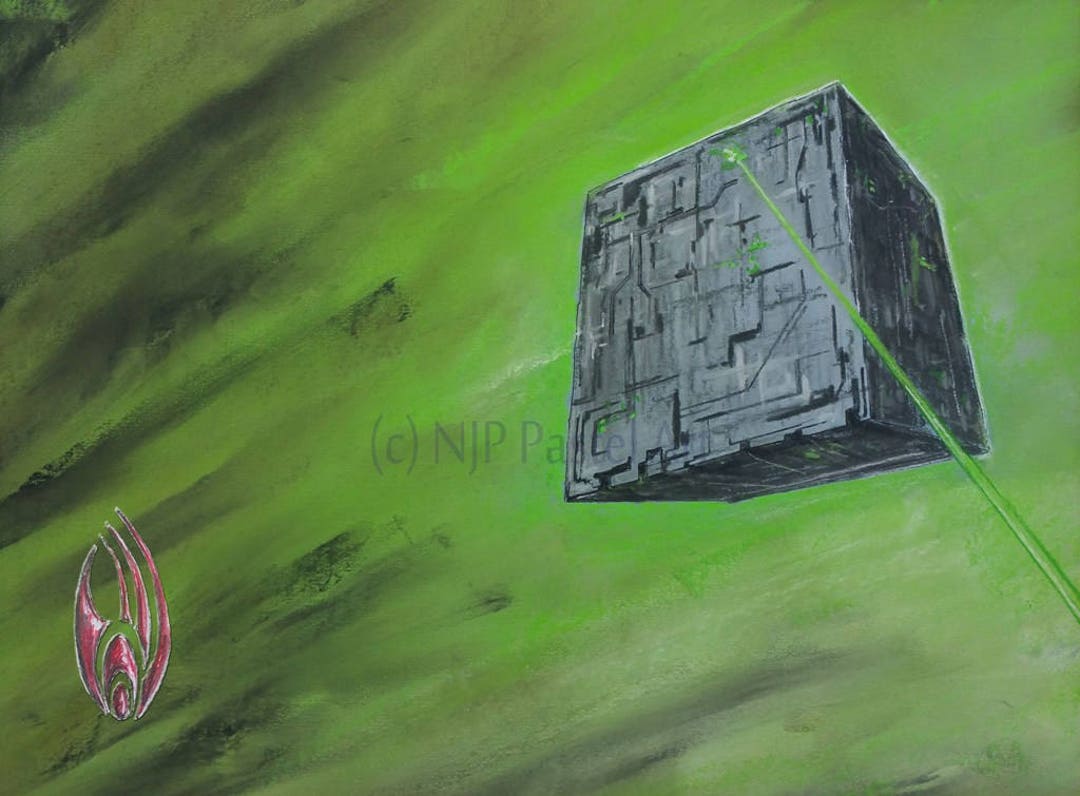 Star Trek Art, Borg Cube, Assimilate - Limited Edition Prints & Gifts ...