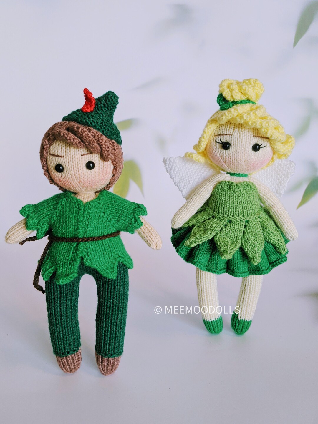 Knit Fairy Friends. Knitted Toy Patterns. Meemoodolls. - Etsy