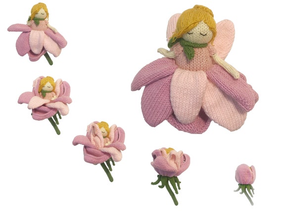 Knit Magnolia Fairy. Knit Doll Pattern. Knitted Toy Patterns. | Etsy