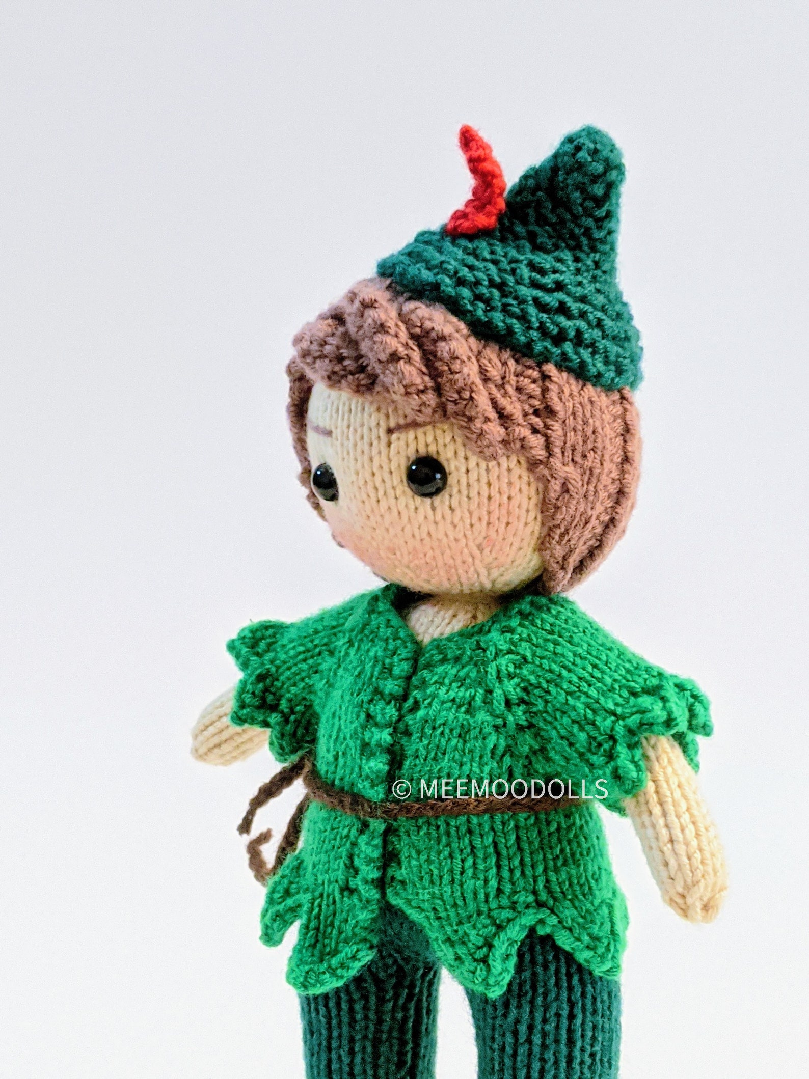 Knit Peter Pan. Knitted Toy Patterns. Meemoodolls - Etsy