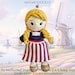 Little Dutch Girl. Knitting Doll Pattern. Meemoodolls. - Etsy