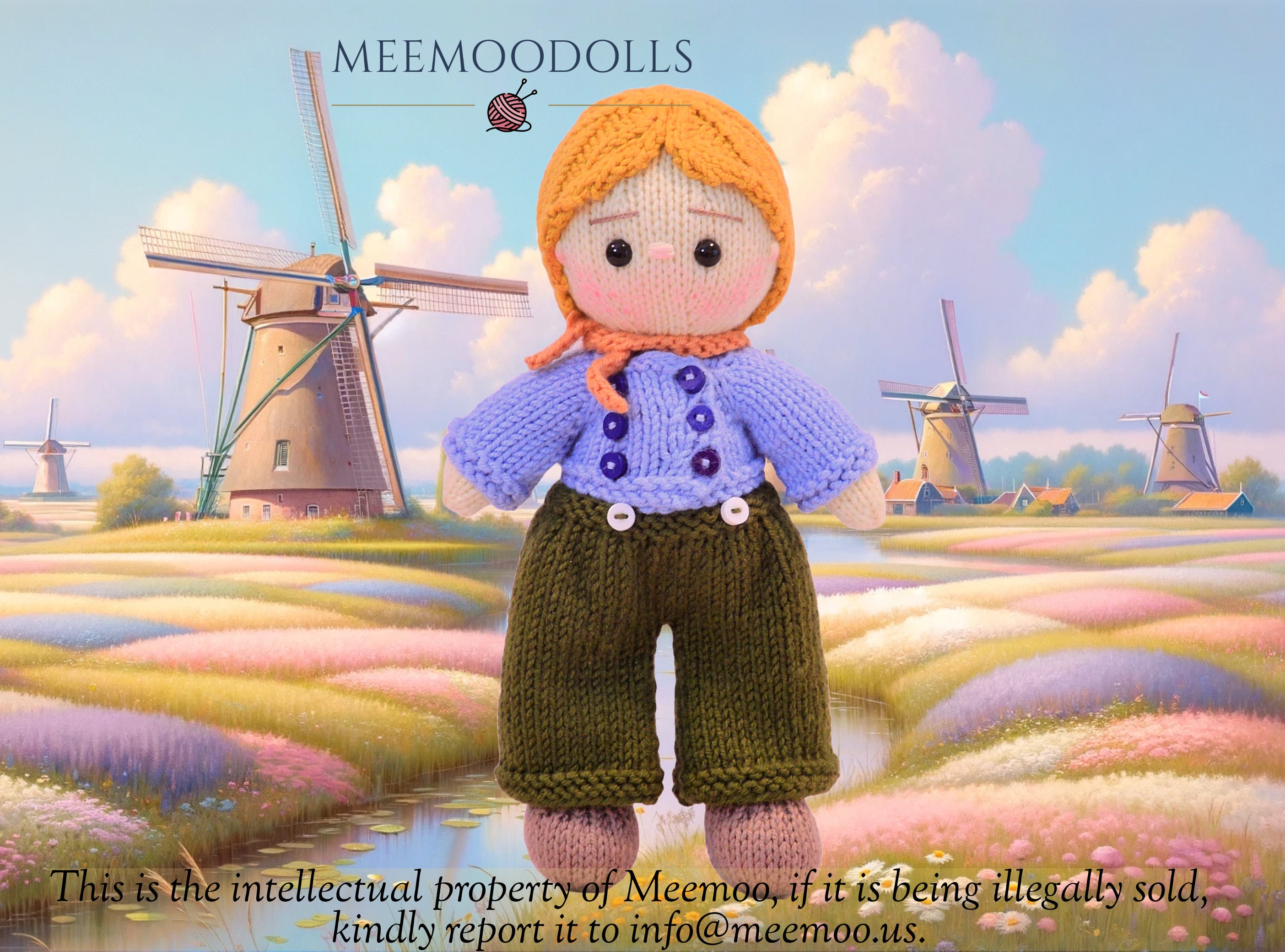 Amigurumi Doll Knitting Patterns: Traditional Dutch Boy & Girl (french ...