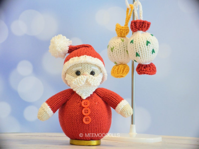 Santa Claus & Mrs. Claus. Christmas Knitting Pattern 1. - Etsy UK