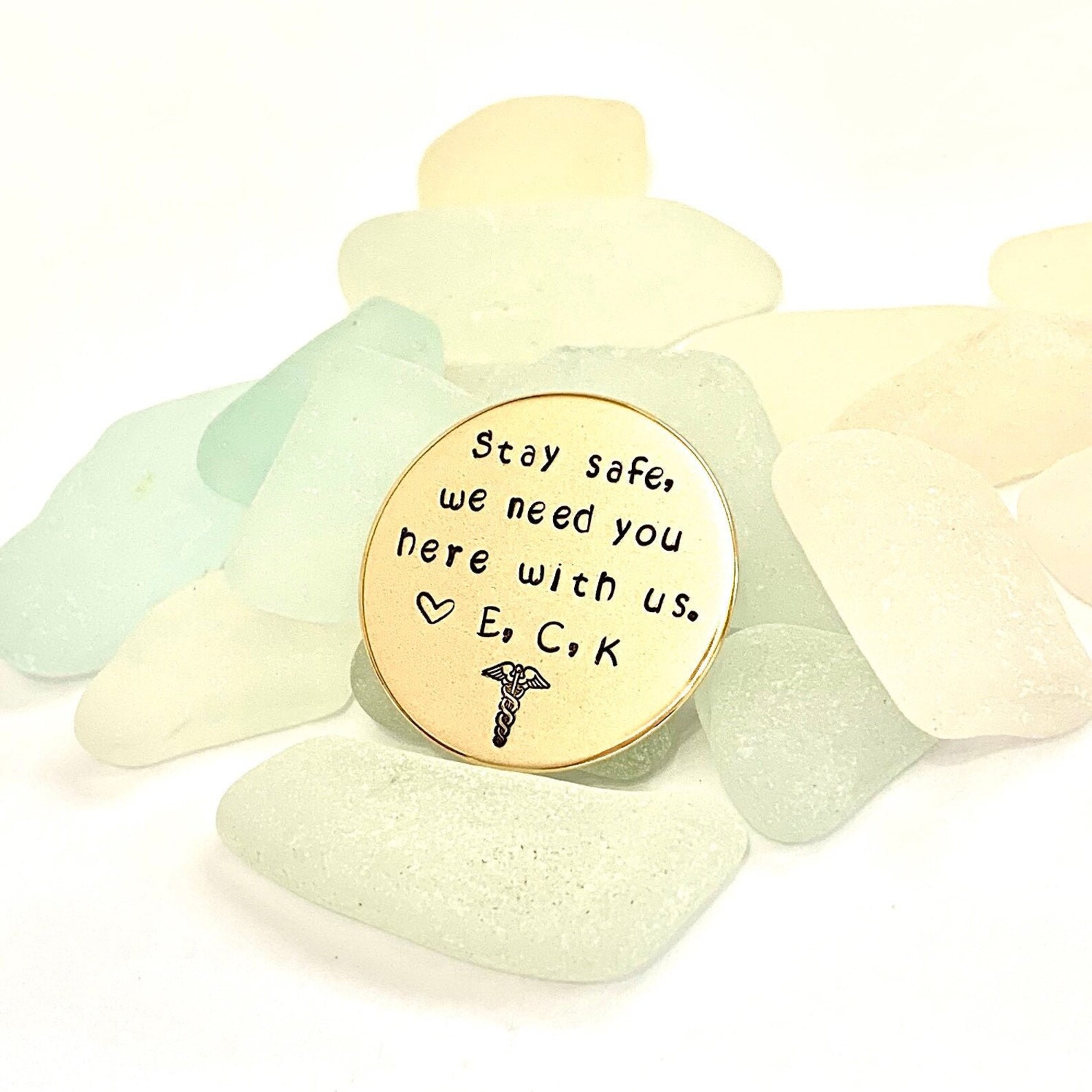 Stay Safe Coin Healthcare Worker Gift Essential Employee | Etsy