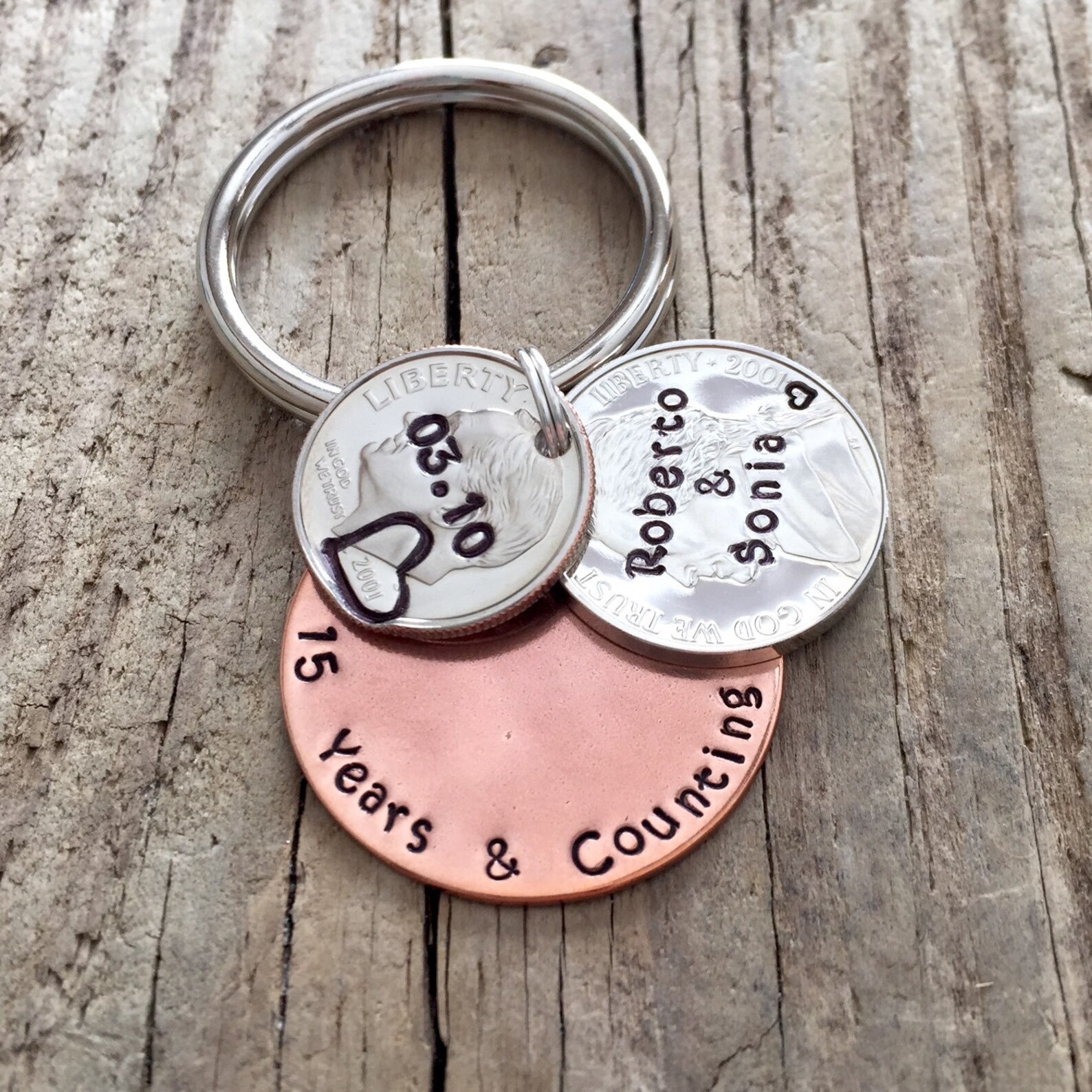 15 Year Anniversary Gift For Him 15th Anniversary Gift For Her | Etsy