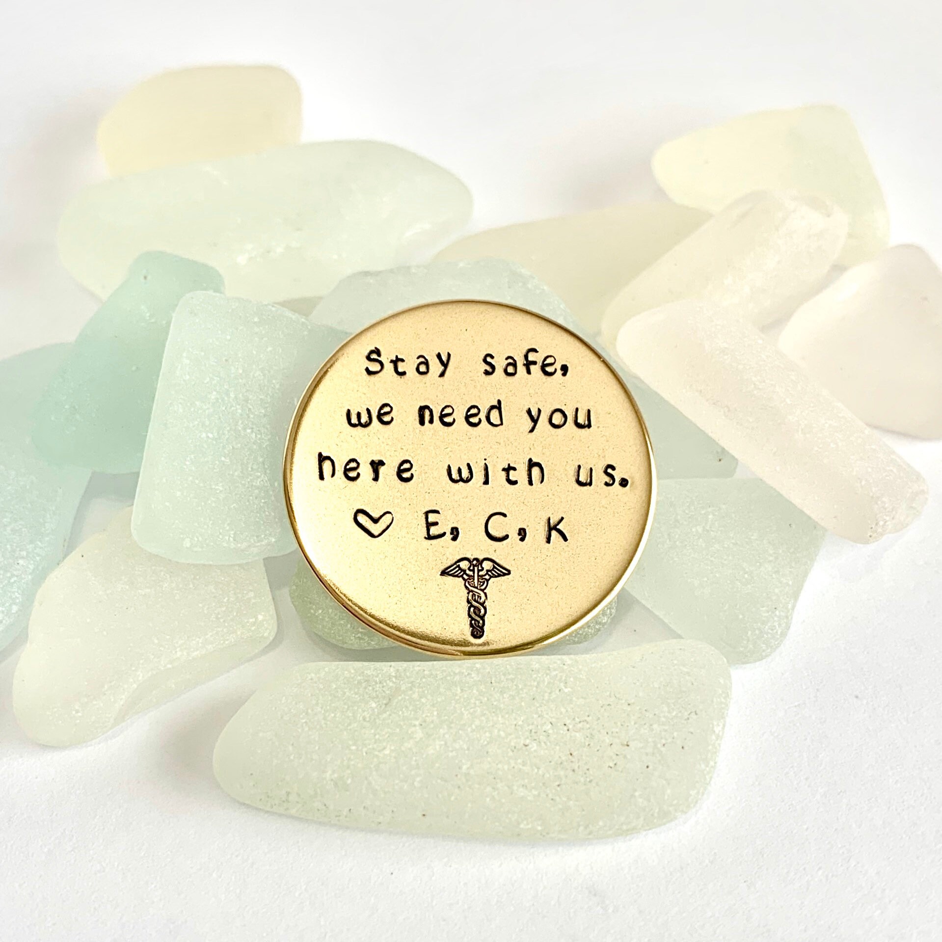 Stay Safe Coin Healthcare Worker Gift Essential Employee | Etsy