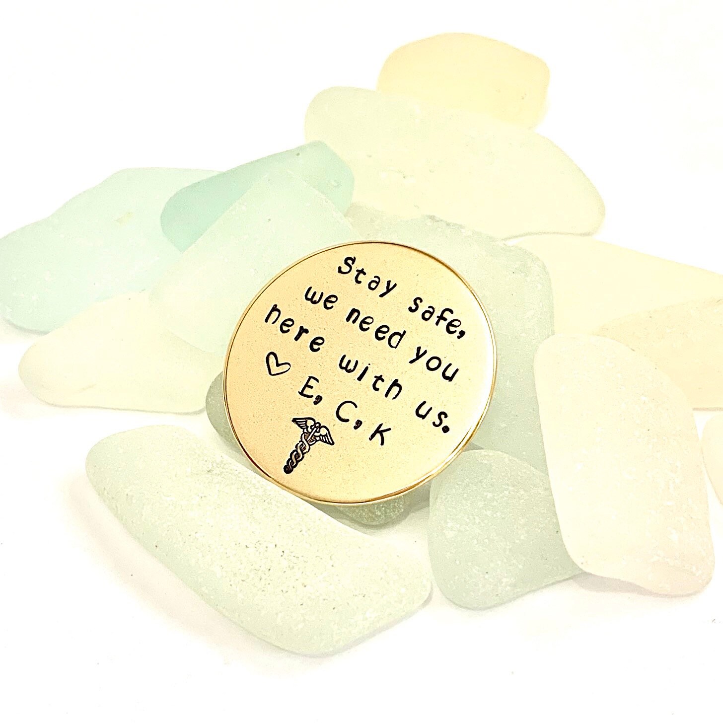 Stay Safe Coin Healthcare Worker Gift Essential Employee | Etsy