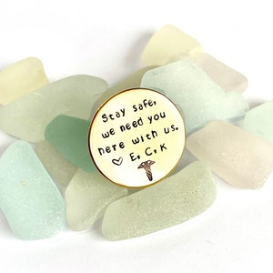 Stay Safe Coin, Healthcare Worker Gift, Essential Employee Thank You ...