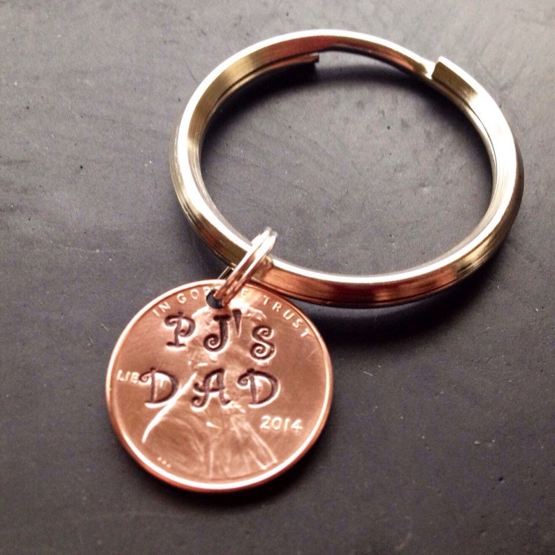 Personalized Penny Key Chain Gift for Him Gift for Her | Etsy