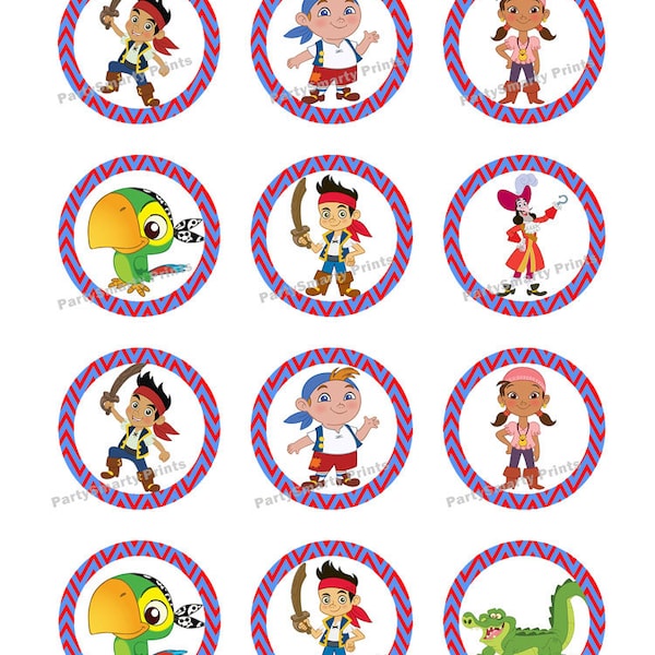 Jake and the Neverland Pirates Stickers - Etsy