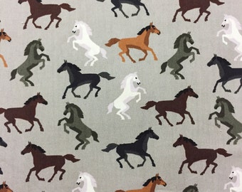 Horse fabric | Etsy