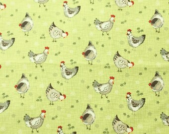 Rooster fabric | Etsy