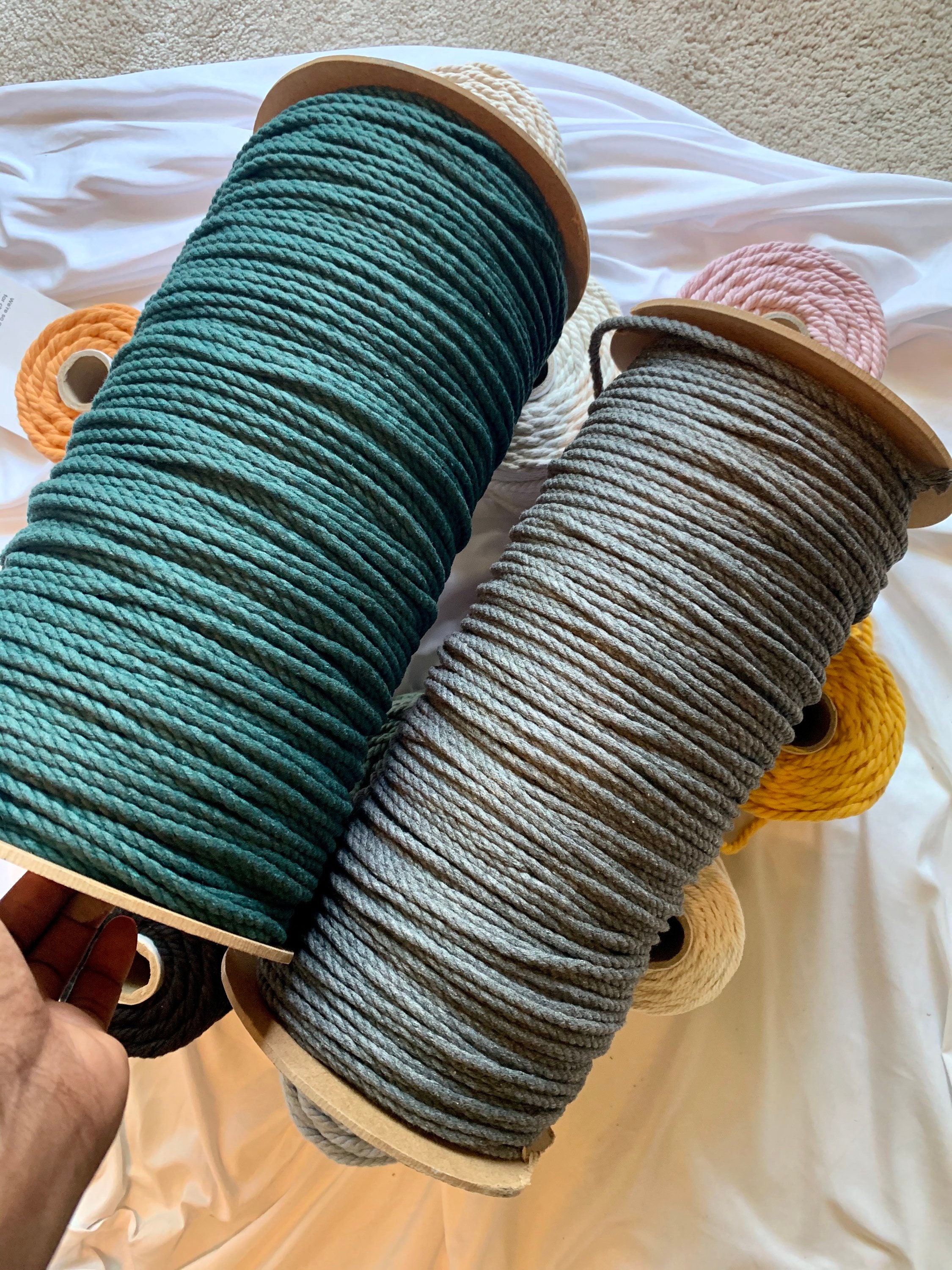 Pink Lady Handmade Macrame Wall Art Vintage Style Boho - Etsy