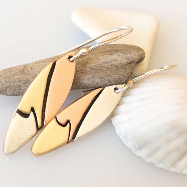 Surfboard Earrings - Etsy