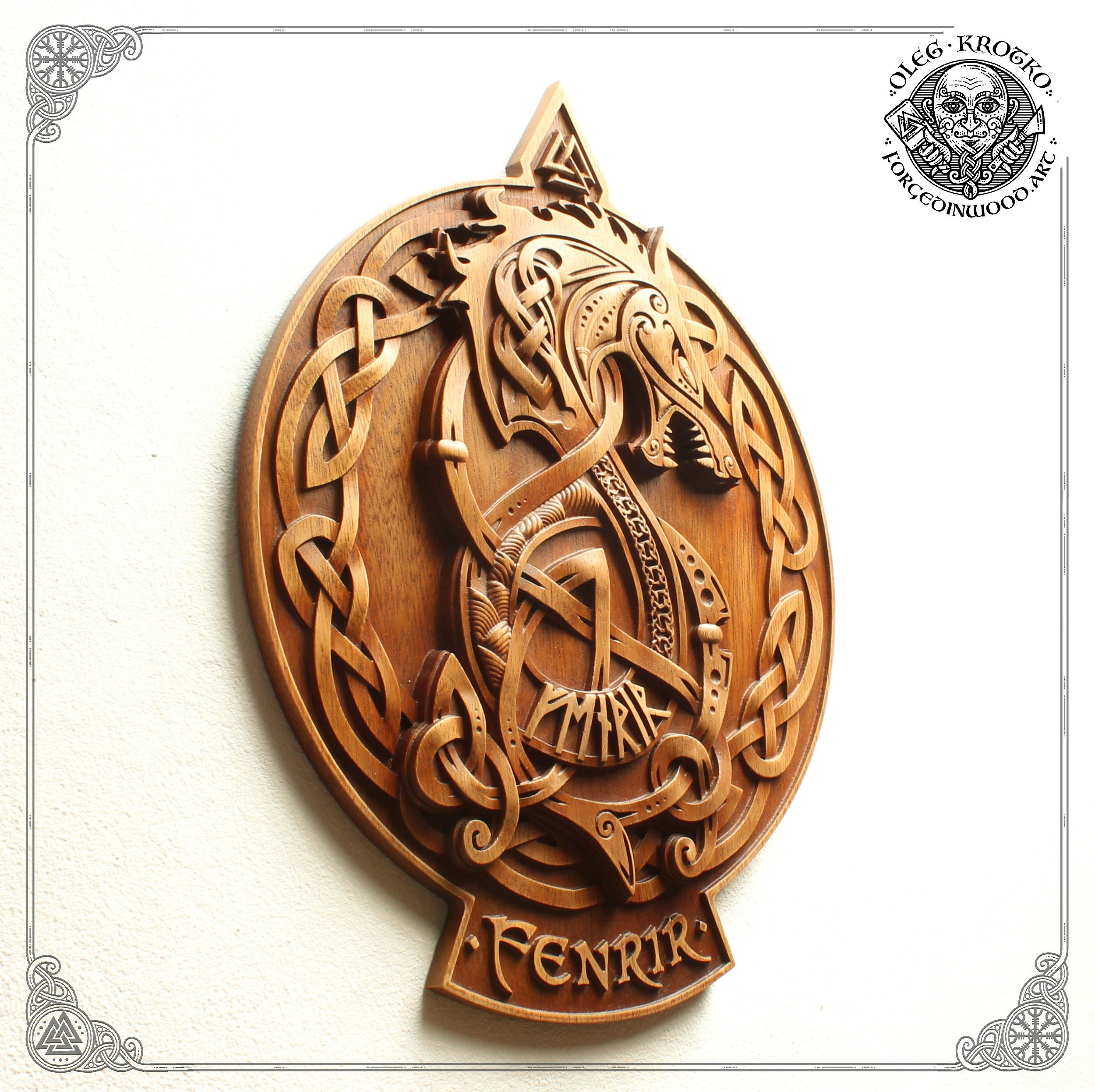 Fenrir Norse Crest