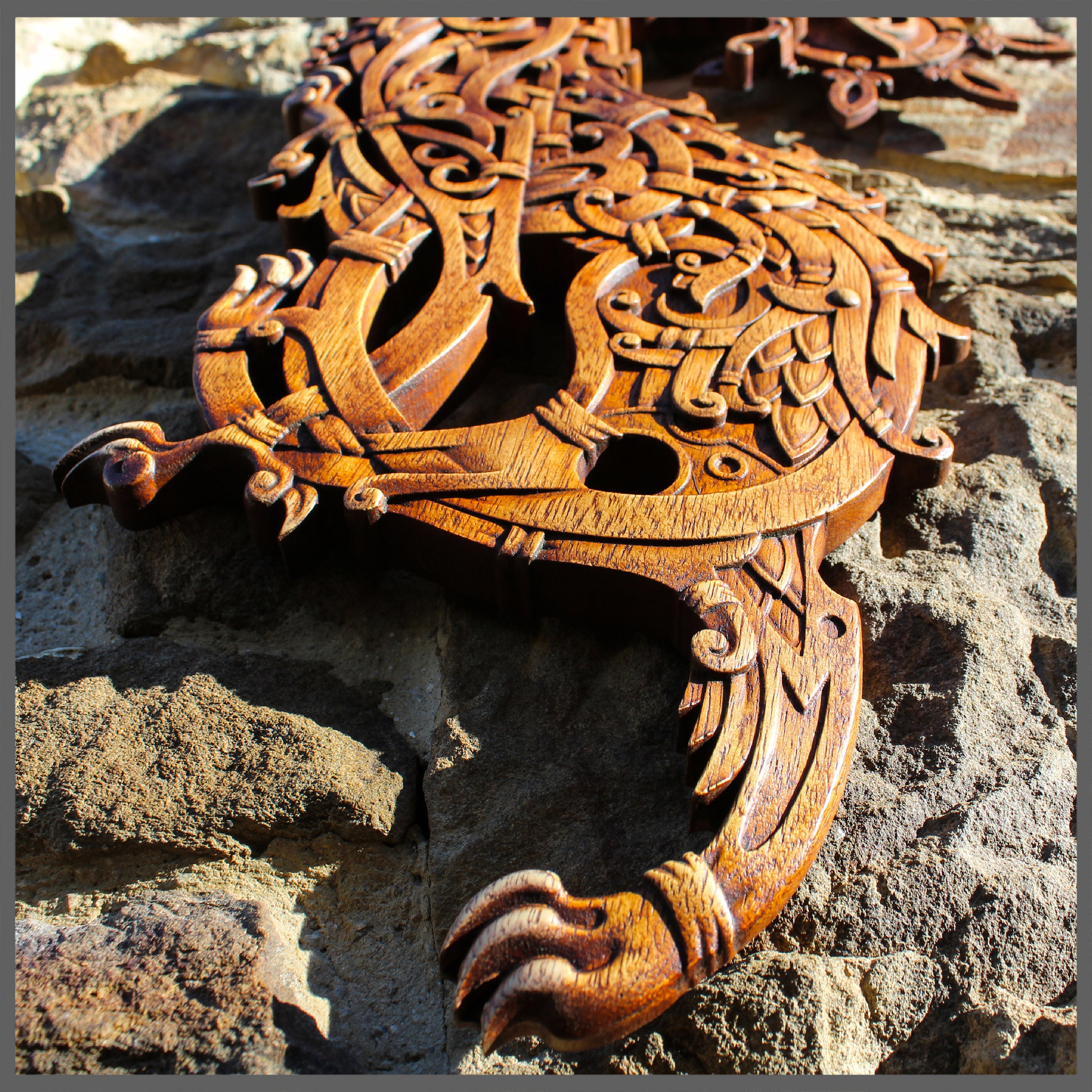 Fenrir Wolf Odin Vikings Decor Norse Art Thor Ethnic Wood - Etsy